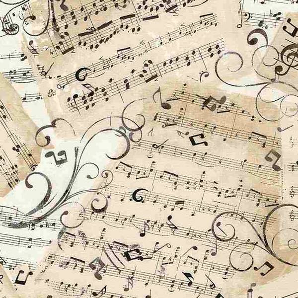 Musikk & noter - Stoffdronning.no